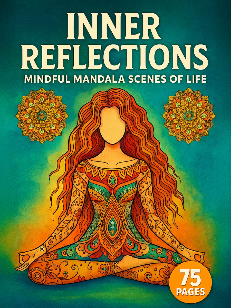 Inner Reflections – 75 Mindful Mandala Scenes of Life | Printable ...